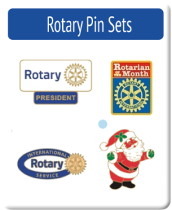 rotary-pin-sets | Perry's Creative Promotions Rotary Lapel Pins